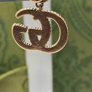 Gucci | Jewelry | Gucci Pierced Earrings Logo Motif | Poshmark